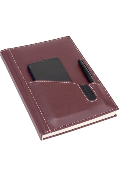 2K Deri Telefon Kılıflı Kapak Tarihsiz Düz Defter 17 x 24 cm Bordo 2K Deri Telefon Kılıflı Kapak Tarihsiz Düz Defter 17 x 24 cm Bordo