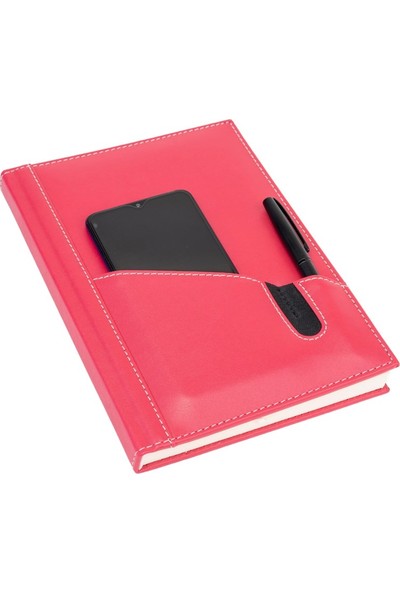 2K Deri Telefon Kılıflı Kapak Tarihsiz Düz Defter 17 x 24 cm Fuşya 2K Deri Telefon Kılıflı Kapak Tarihsiz Düz Defter 17 x 24 cm Fuşya