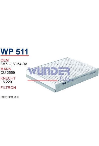 Wunder Ford Focus Iıı Polen Filtresi
