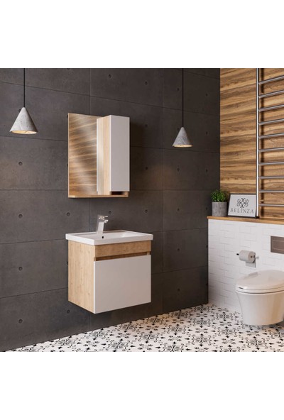 Belinza Etna 80 cm Banyo Dolabı Belinza Etna 80 cm Banyo Dolabı