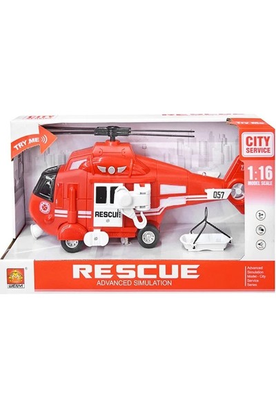 4i Oyuncak 1:16 Sesli Işıklı Kurtarma Helikopteri 28CM. 4i Oyuncak 1:16 Sesli Işıklı Kurtarma Helikopteri 28CM.