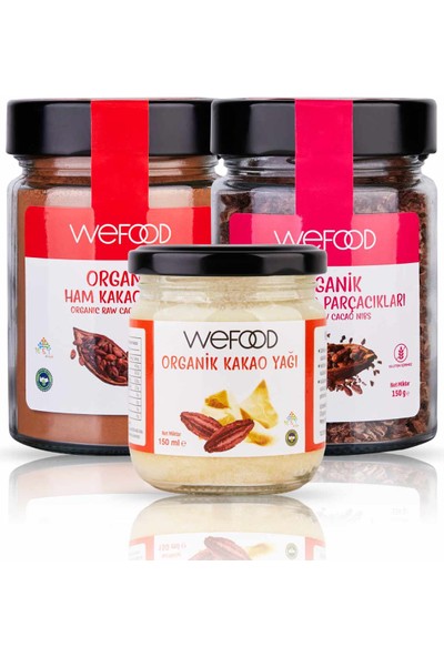 Wefood Organik Kakao Şöleni 3'lü Paket