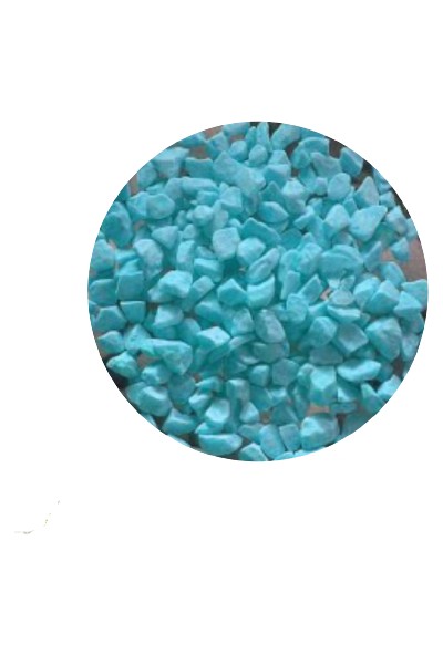 dekorasyon & teraryum (TURKUAZ) Renkli Çakıl 8-10mm