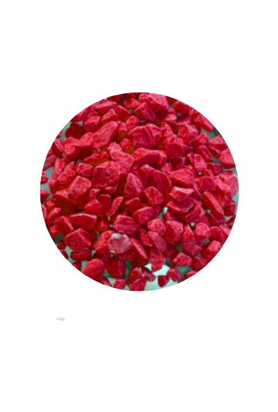 dekorasyon & teraryum Kırmızı Renkli Çakıl 8-10mm 1kg