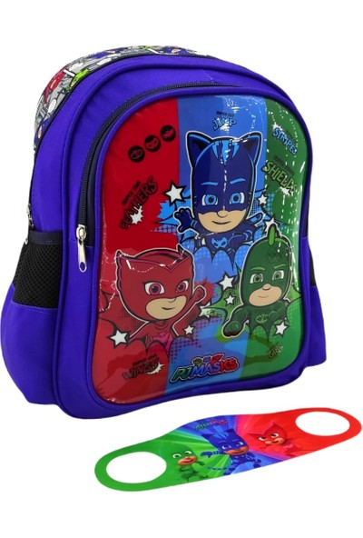 Pj Masks 10374 İlkokul Çantası + Yıkanabilir Maske