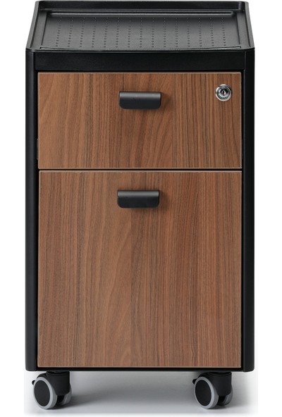 Bürotime Pal Keson 2 Çekmeceli Samba / Siyah