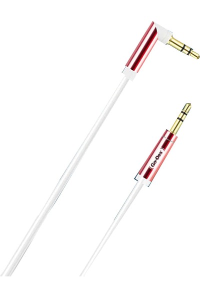 Go Des Go-Des GAC-207 Aux Audio Kablo Beyaz Go Des Go-Des GAC-207 Aux Audio Kablo Beyaz