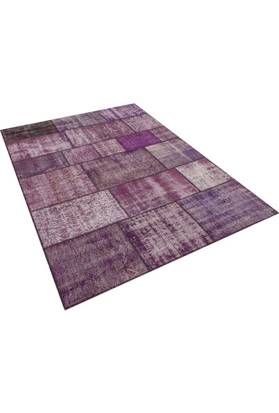 Sempati Halı Patchwork El Dokuma Eskitme Halı 160 x 230 cm 5732 Sempati Halı Patchwork El Dokuma Eskitme Halı 160 x 230 cm 5732