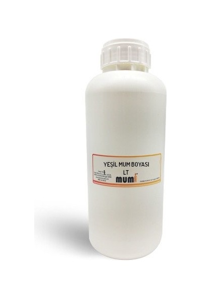 Mumi Sıvı Mum Boyası Yeşil 1 Lt