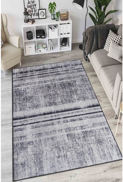 Colizon Dekoratif Yıkanabilir Kaymaz Tabanlı Salon Halısı