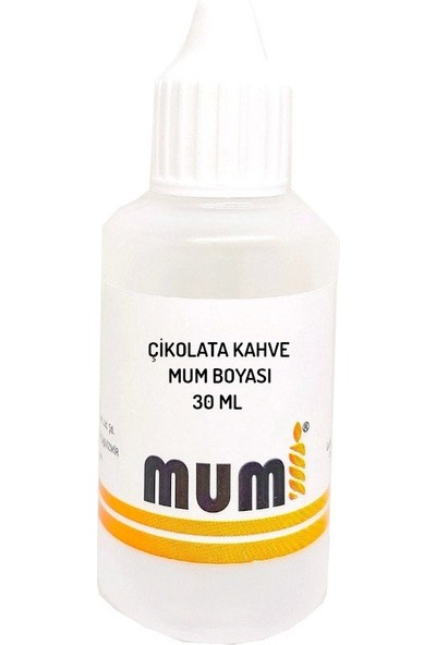 Mumi Sıvı Mum Boyası Çikolata 30 ml Mumi Sıvı Mum Boyası Çikolata 30 ml