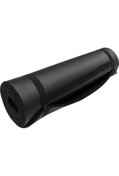 Avessa 10 mm Yoga Mat & Pilates Minderi Siyah