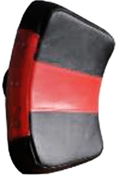 Avessa Maxi Eğri Darbe Yastığı Kırmızı-Siyah