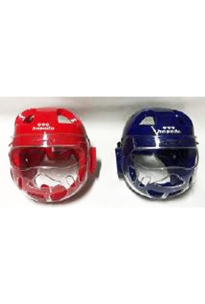 Avessa Taekwondo Kapalı Mantar Kask Kırmızı L