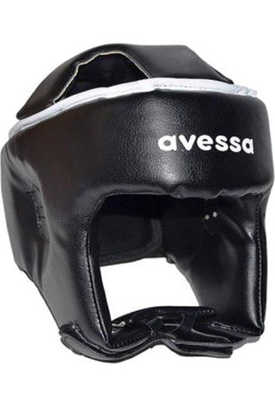 Avessa Açık Boks Kaskı Siyah M