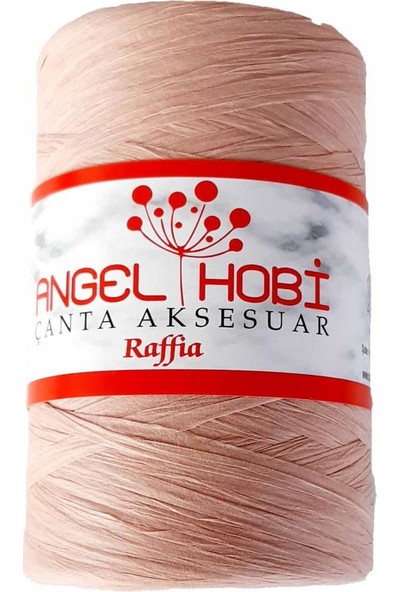 Angel Çanta Aksesuar Pudra Renk Angel Rafya Ip No:14