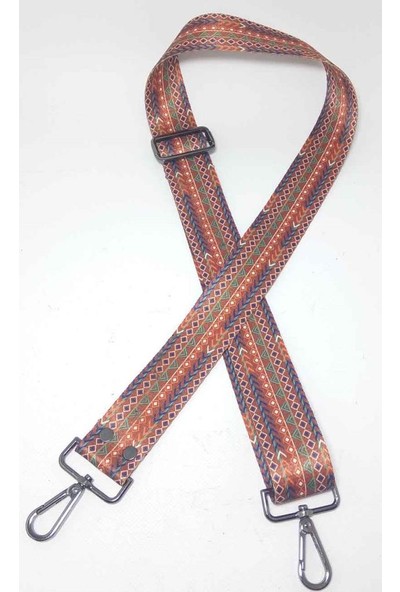 Angel Çanta Aksesuar Polyester Kolon 120X4 Cm, Desenli Çanta Sapı Angel Çanta Aksesuar Polyester Kolon 120X4 Cm, Desenli Çanta Sapı