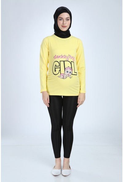 Carolina Collection Baskılı Hamile Tişörtü