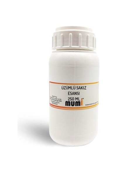 Mumi Mum Esansı Üzümlü Sakız 250 ml