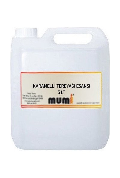 Mumi Mum Esansı Karamelli Tereyağı 5 Lt