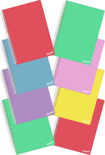 Inn Design Pack Pastel A4 80 Yaprak Spiralli Plastik Kapak 4 Çizgili 4 Kareli Defter Seti Inn Design Pack Pastel A4 80 Yaprak Spiralli Plastik Kapak 4 Çizgili 4 Kareli Defter Seti