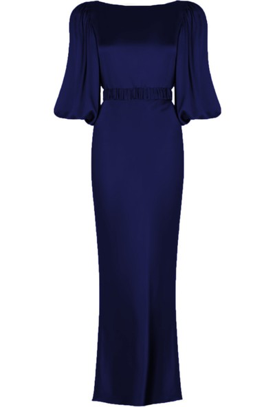 Betty & Sam Uzun Balon Kollu Nişan Elbisesi