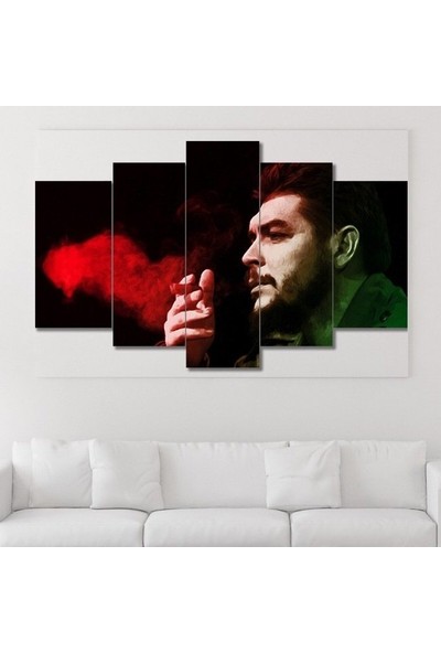 Soladair Che Guveara 5 Parça Mdf Tablo