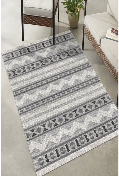 Colizon Dekoratif Yıkanabilir Kaymaz Tabanlı Salon Halısı
