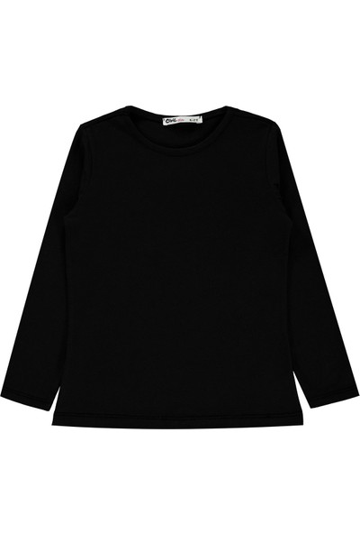 Civil Girls Kız Çocuk Sweatshirt 6-9 Yaş Siyah