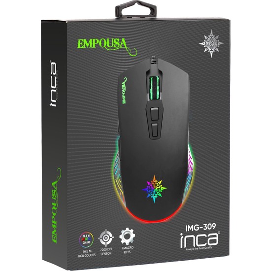 Inca Empousa IMG-309 7200 DPI RGB Oyuncu Mouse Fiyatı