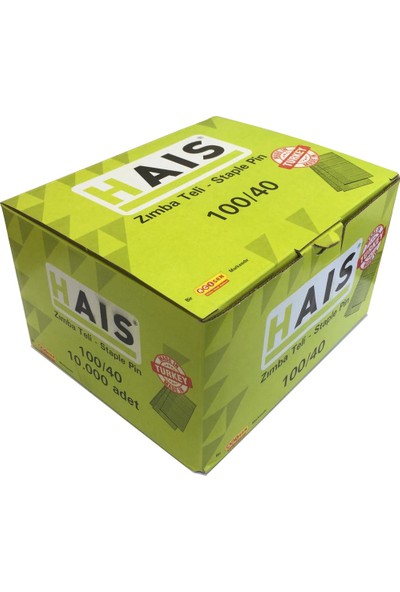 Hais 100/40 Sanayi Tipi Zımba Teli Hais 100/40 Sanayi Tipi Zımba Teli