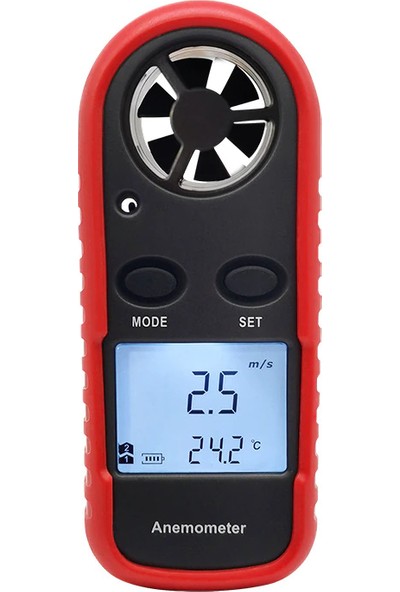 Wintact WT816 Anemometre Rüzgar Ölçer Hava Hız Ölçer Sıcaklık Ölçer