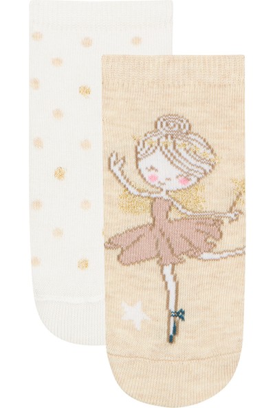 Penti Çok Renkli Ballerina 2li Patik Çorap
