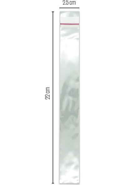 Paketleme Tezgahı - 2.5X22 cm Bantlı Opp (Parlak) Jelatin 1000 Adet Paketleme Tezgahı - 2.5X22 cm Bantlı Opp (Parlak) Jelatin 1000 Adet