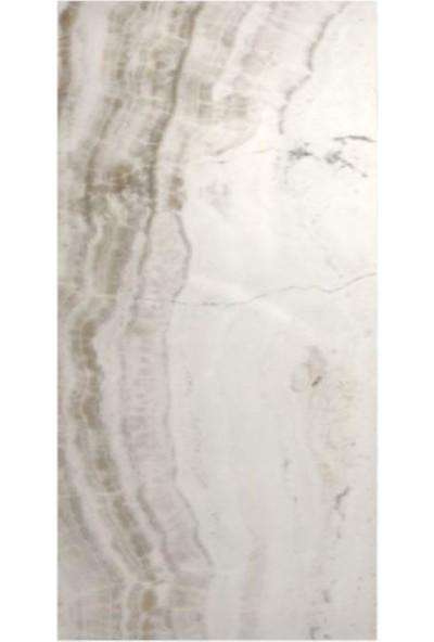 NG Kütahya Seramik 120 x 240 Oniks Beyaz Rektifiye Parlak Nano