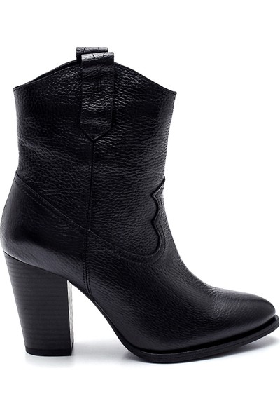Derimod Kadın Deri Topuklu Bot Derimod Kadın Deri Topuklu Bot