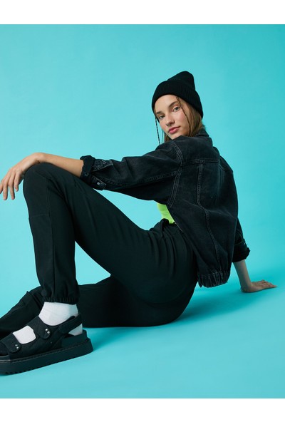 Koton Jogger Pantolon Beli Paçası Lastikli
