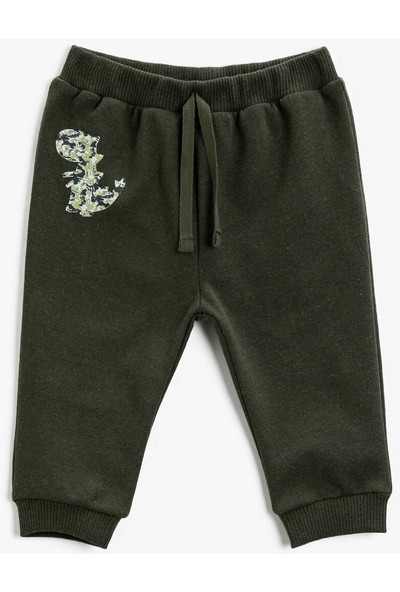 Koton Dinazor Baskılı Eşofman Altı Belden Bağlamalı