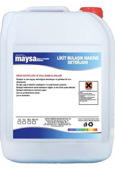 Sıvı Bulaşık Makine Deterjanı 5 lt