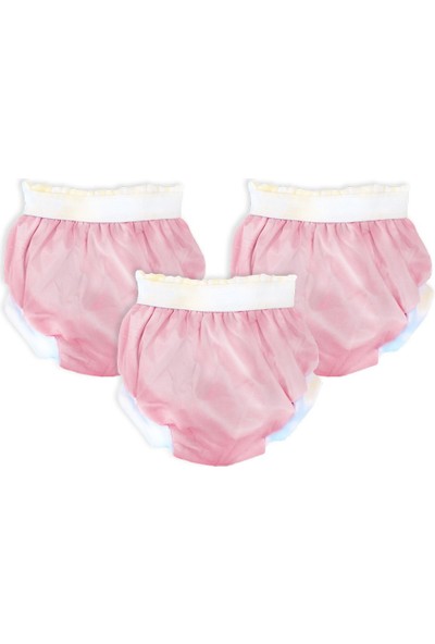 Sema Bebe Pierre Cardin 3'lü Alıştırma Külodu 10-15KG - Pembe