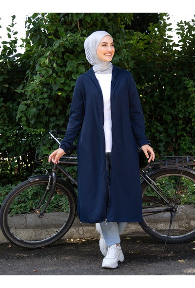 Tavin Kapüşonlu Spor Kap - Lacivert - Tavin Tavin Kapüşonlu Spor Kap - Lacivert - Tavin