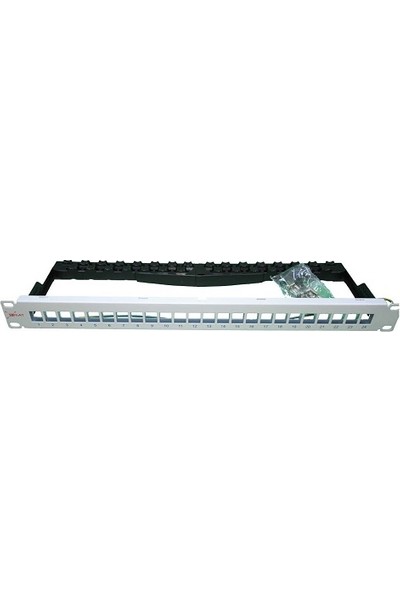 Erat EDP-C6ASTP-024 CAT6A Ftp Moduler 24 Port Patch Panel Erat EDP-C6ASTP-024 CAT6A Ftp Moduler 24 Port Patch Panel
