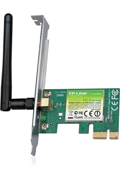 Tp-Lınk TL-WN781ND 150MBPS 1ANTEN Pcı Express Wırelles Kart Tp-Lınk TL-WN781ND 150MBPS 1ANTEN Pcı Express Wırelles Kart