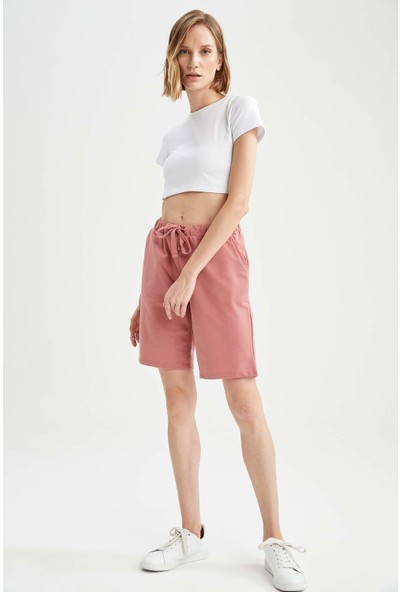 DeFacto Regular Fit Cepli İnce Sweatshirt Kumaşı Bermuda W0745AZ21SM DeFacto Regular Fit Cepli İnce Sweatshirt Kumaşı Bermuda W0745AZ21SM