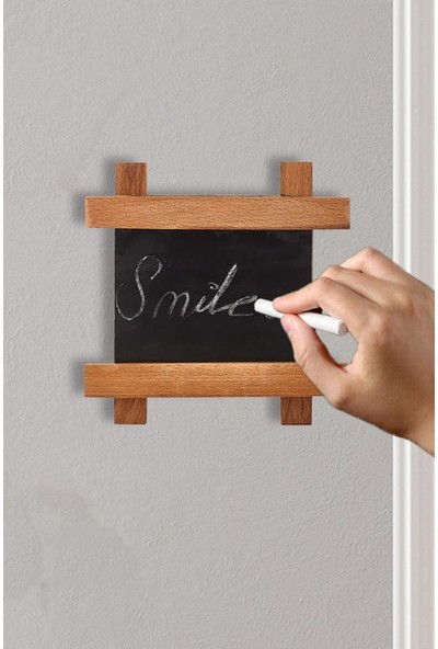 Enfute Flower Ahşap Yazı Tahtalı Çerçeve 1 Adet