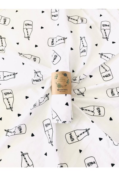 Juniperus Milk 110 x 110 cm Çok Amaçlı Müslin Örtü Battaniye Juniperus Milk 110 x 110 cm Çok Amaçlı Müslin Örtü Battaniye