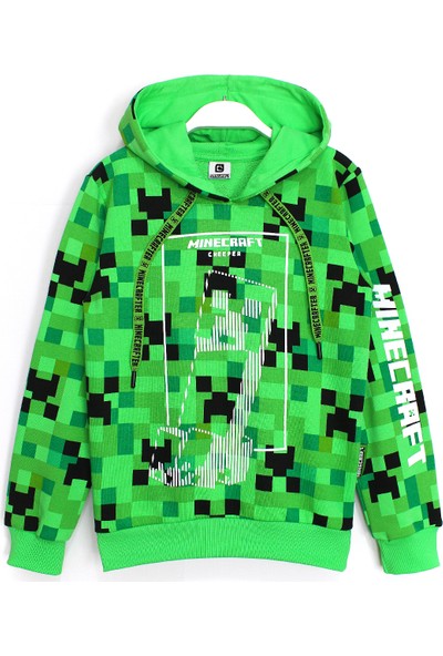 Minecraft 360 Derece Minecraft Creeper Baskılı Kışlık Çocuk Kapşonlu Sweatshirt 8 - 13 Yaş Aralığı Yeşil Minecraft 360 Derece Minecraft Creeper Baskılı Kışlık Çocuk Kapşonlu Sweatshirt 8 - 13 Yaş Aralığı Yeşil