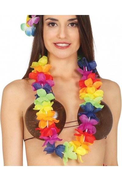 ERPA ToysShop Rengarenk Hawaii Boyun Çelengi Havai Partisi Kolyesi 1 Adet ERPA ToysShop Rengarenk Hawaii Boyun Çelengi Havai Partisi Kolyesi 1 Adet