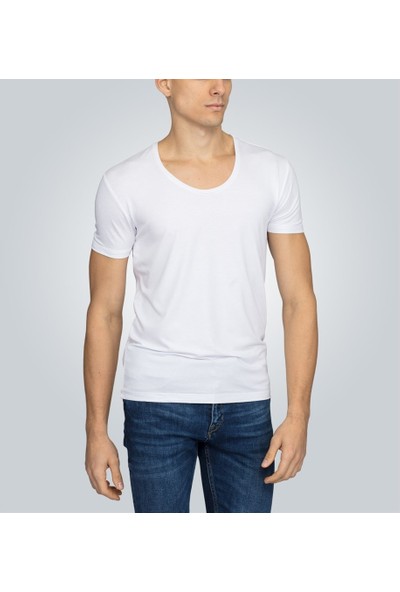 İstanbul Çamaşırları Erkek Bisiklet Yaka Atlet %100 Pamuklu