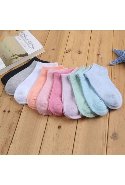 Çorapmanya 10'lu Kadın Renkli Patik Çorap (Antibakteriyel Extra Soft) Çorapmanya 10'lu Kadın Renkli Patik Çorap (Antibakteriyel Extra Soft)